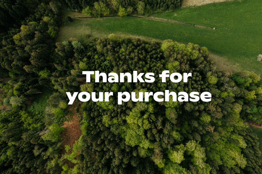 Thank you for your contribution to climate protection - Tree.ly