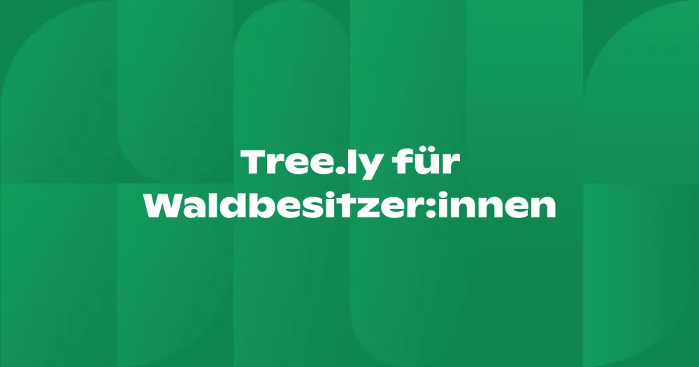Tree.ly für Waldbesitzer:innen - Tree.ly